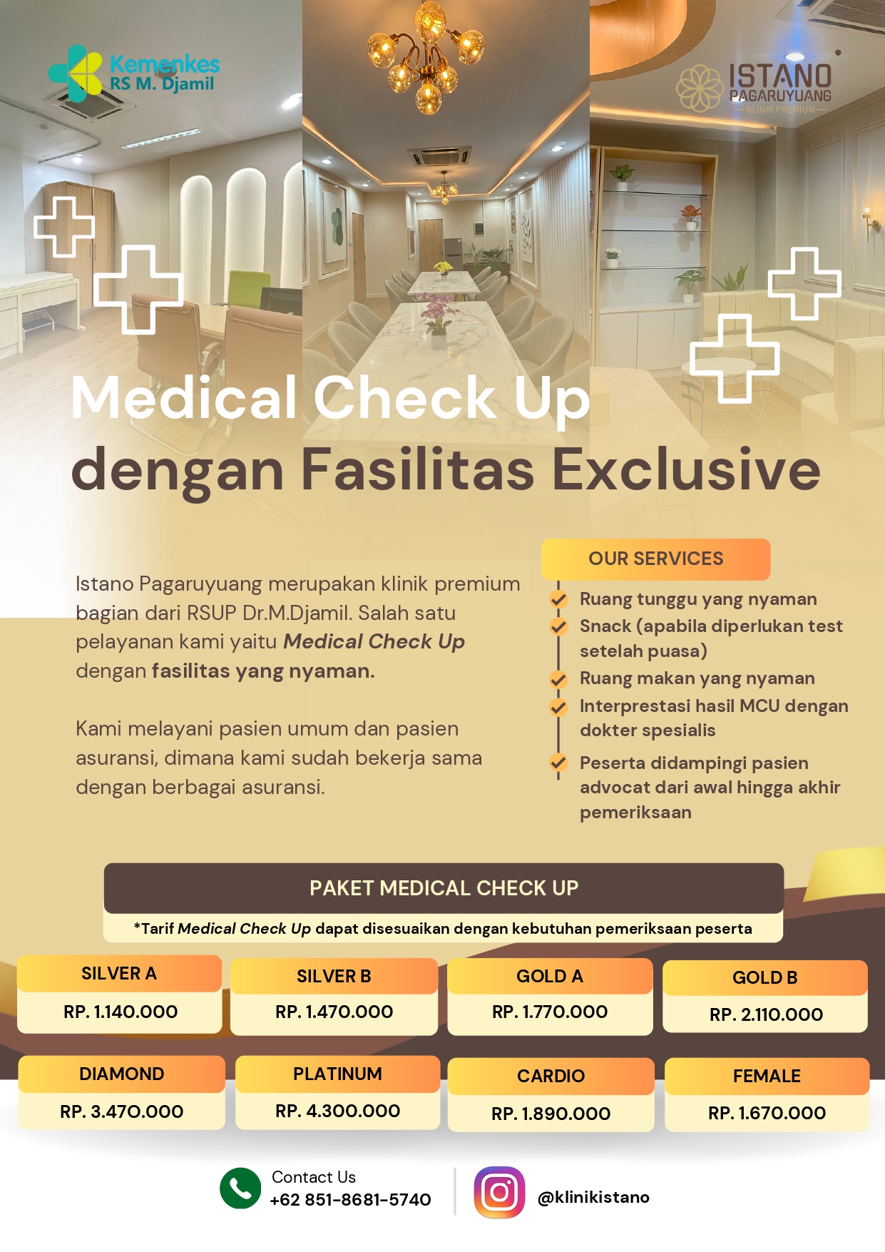 Medical Check Up – RS M Djamil